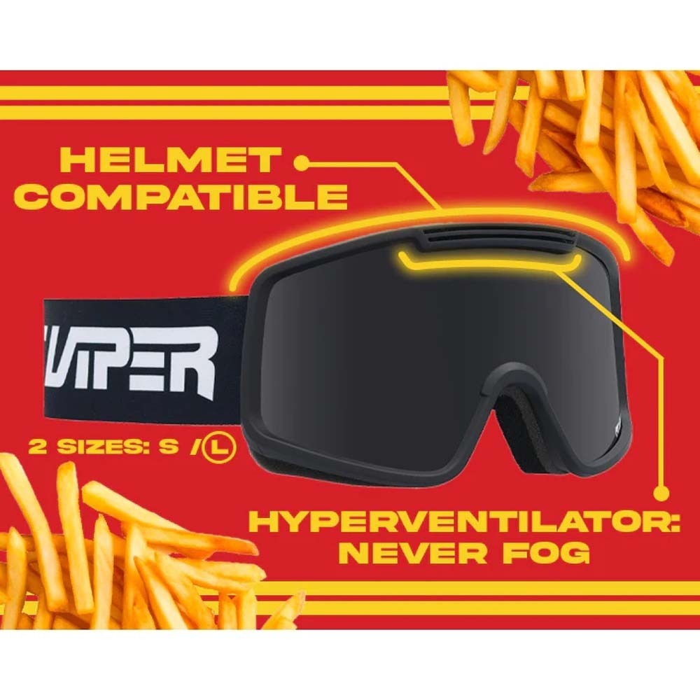 Pit Viper The French Fry Unisex Ski Goggles - Large - The Standard