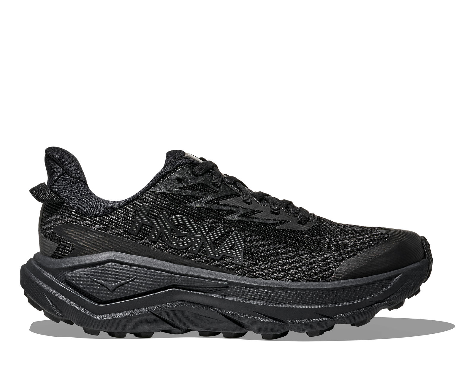 Hoka Challenger 8 GTX Womens Trail Running Shoes - Black/Carbon Black