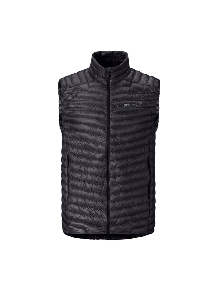 Norrona Trollveggen Down800 Mens Super Light Insulated Vest - Caviar ...