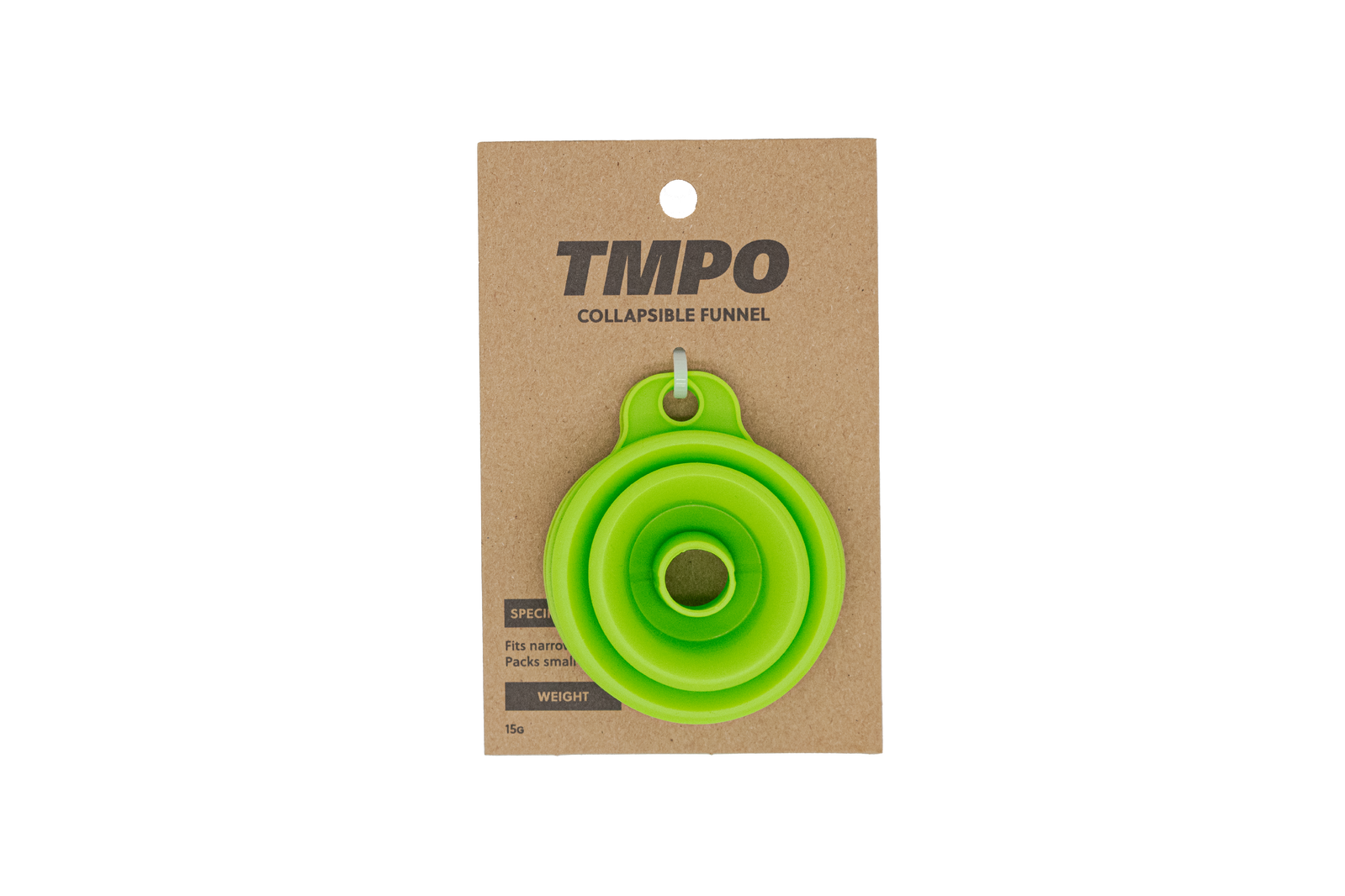 TMPO Collapsible Silicone Funnel - Green