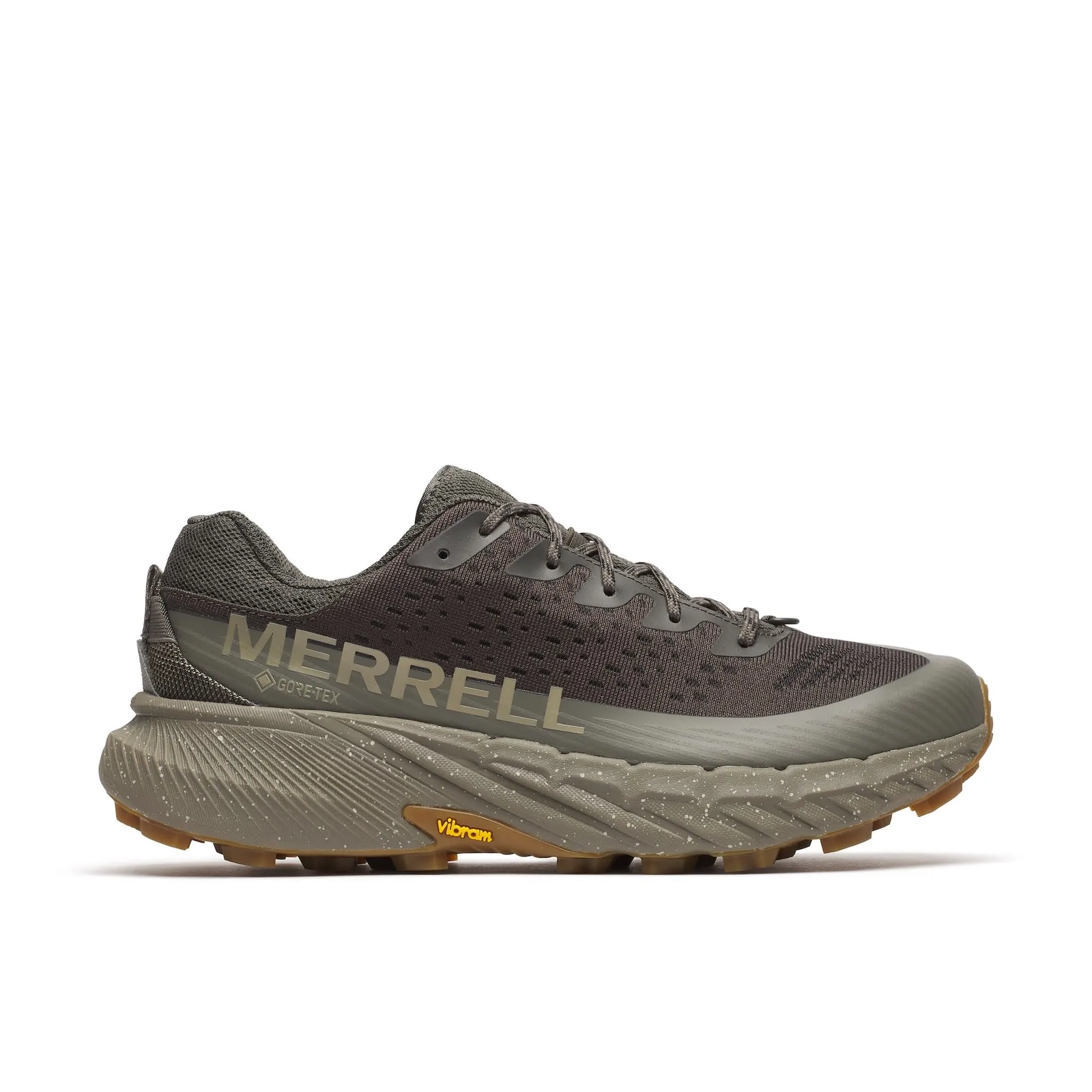 Merrell Agility Peak 5 GTX Mens Trail Running Shoes - Beluga/Talus