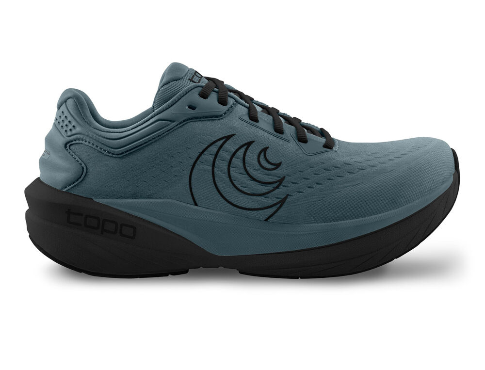 Topo Phantom 4 Mens Wide Road Running Shoes - Stone/Black - Topo Athletic