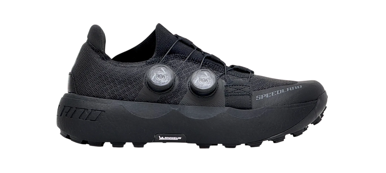 Speedland GS BLK Unisex Trail Running Shoes - Black