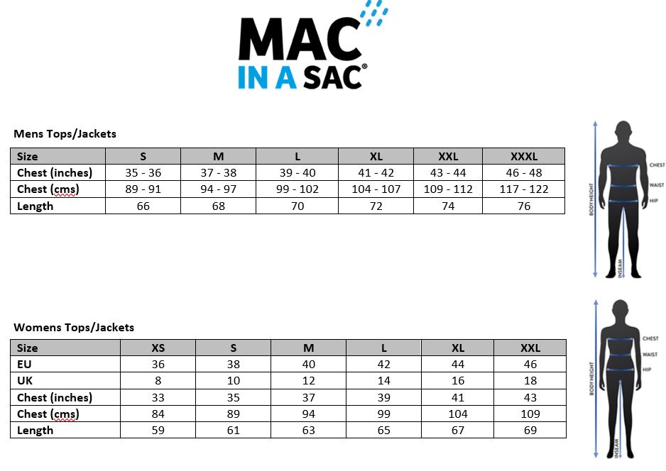 Mac In A Sac Polar Mens Reversible Down Jacket - Black-Charcoal